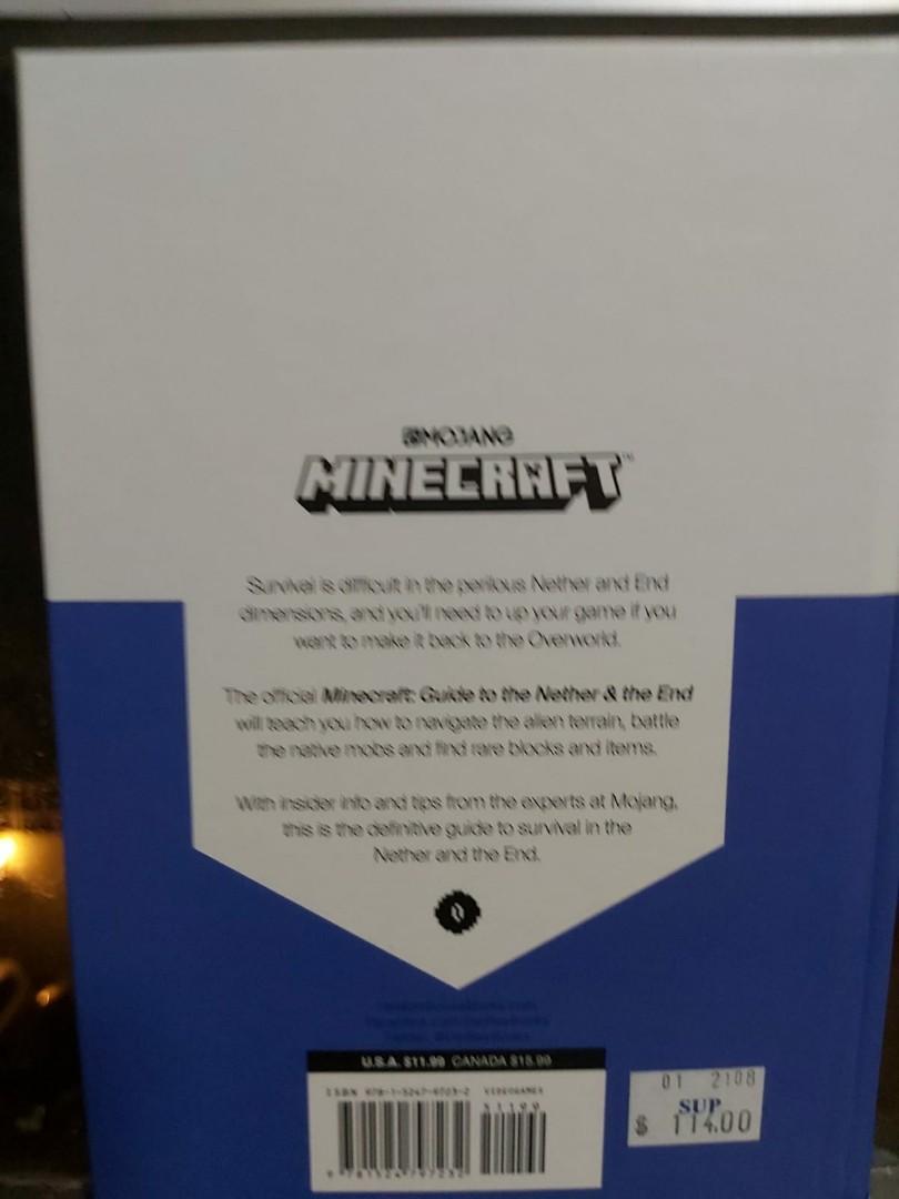 Minecraft : Guide to the Nether & the End, 興趣及遊戲, 書本 & 文具, 小朋友書 - Carousell