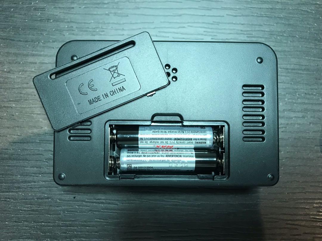 Miniso LCD Alarm Clock, Furniture & Home Living, Home Decor, Clocks on ...