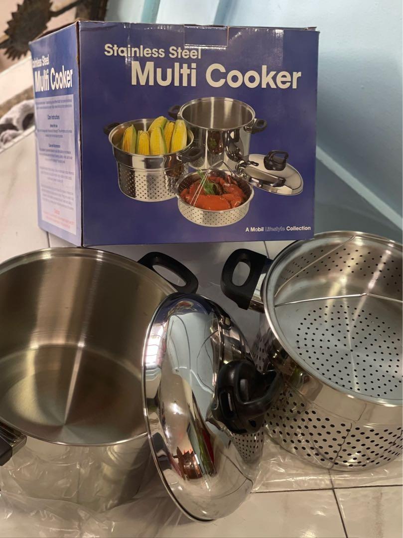 Mobil Stainless Steel Multicooker, Furniture & Home Living, Kitchenware ...