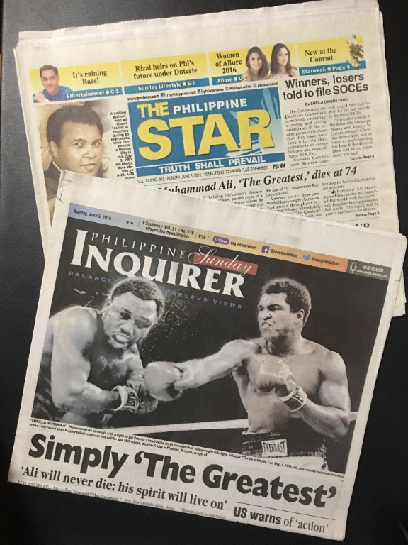 Muhammad Ali Newspaper Headlines, Hobbies & Toys, Memorabilia ...