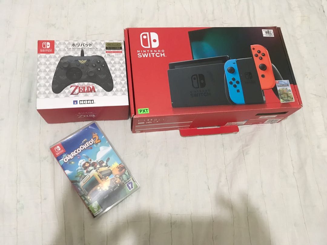 nintendo switch v2 package, Video Gaming, Video Game Consoles, Nintendo ...