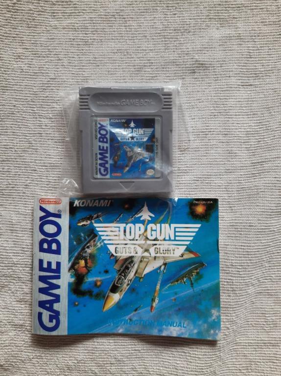 Nintendo Top Gun Guts & Glory Game Boy Cartridge Collector's item ...