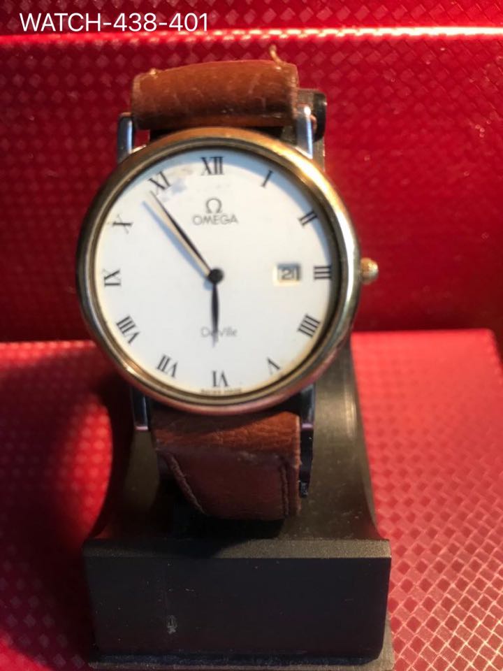 Omega leather watch, Men's Fashion, Watches & Accessories, Watches on ...