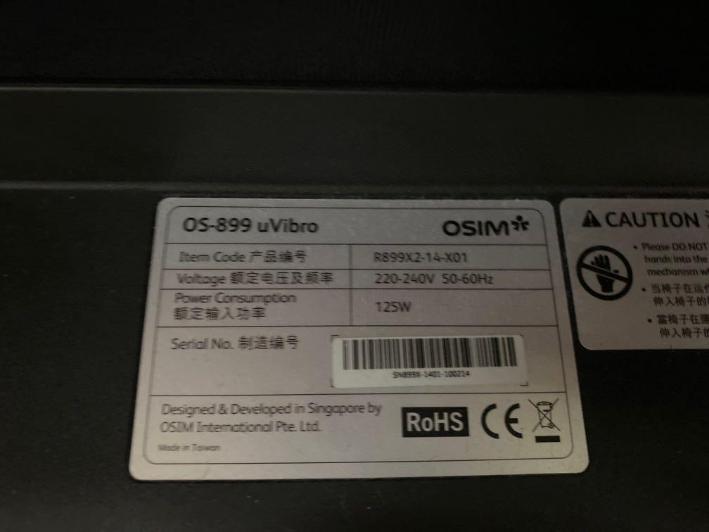Osim OS-899 uVibro, Health & Nutrition, Massage Devices on Carousell