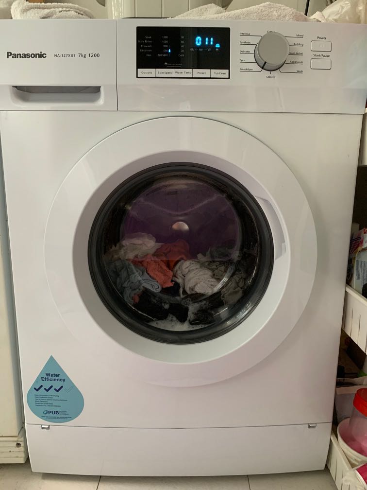 Panasonic 7kg front load washing machine, TV & Home Appliances, Washing Machines and Dryers on ...
