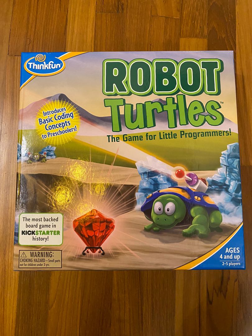 Robot turtle board game, Hobbies & Toys, Toys & Games on Carousell