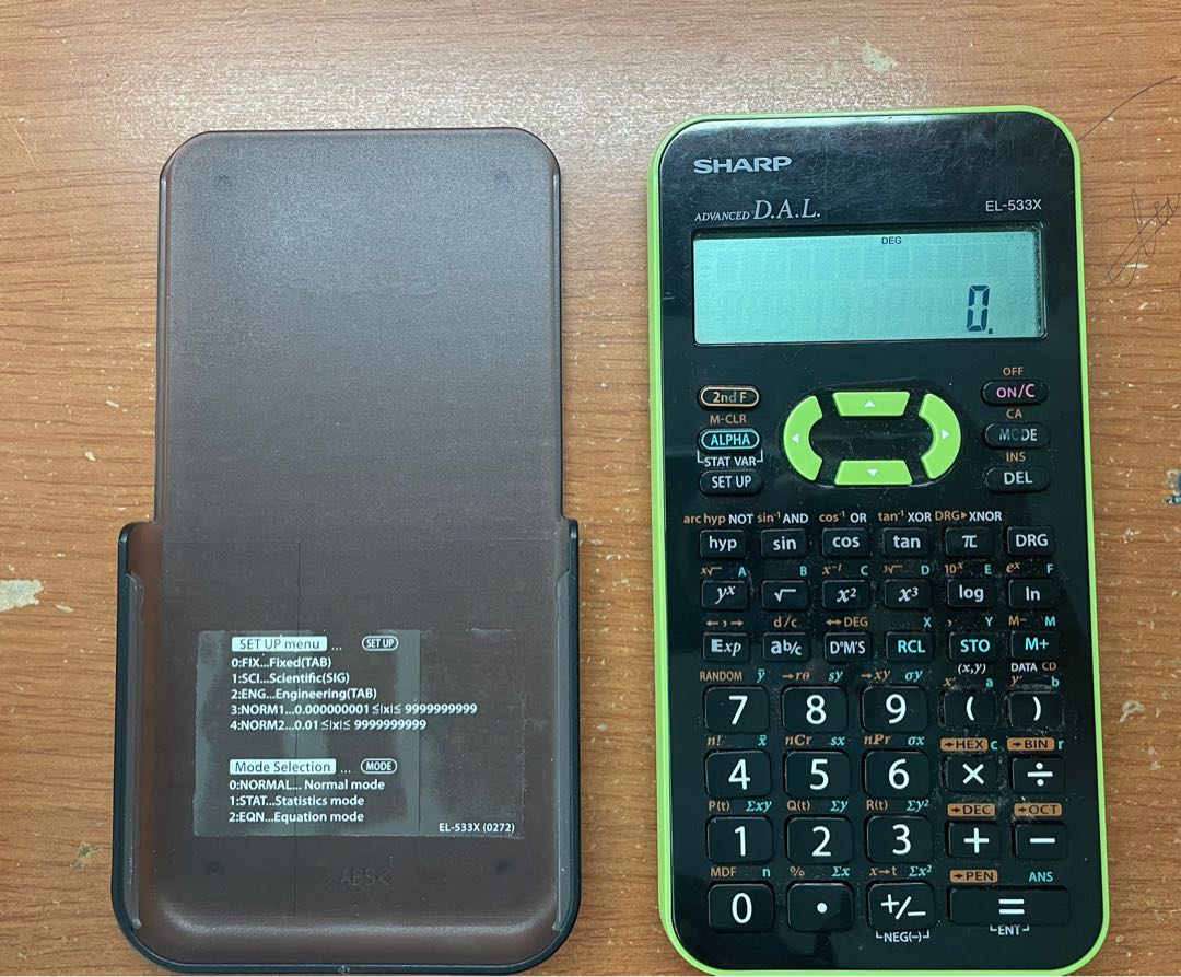 SHARP EL-533X, Hobbies & Toys, Stationery & Craft, Stationery & School ...