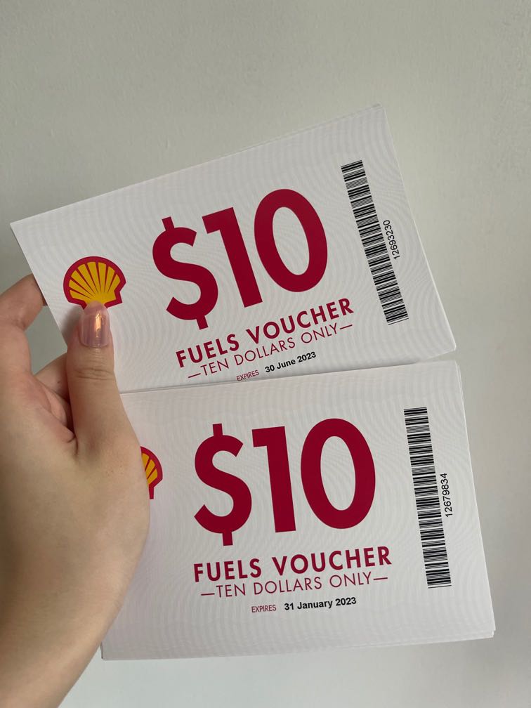 Shell petrol vouchers, Tickets & Vouchers, Vouchers on Carousell