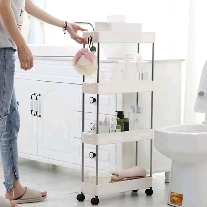 Sliding Trolley Rack, Furniture & Home Living, Furniture, Shelves ...