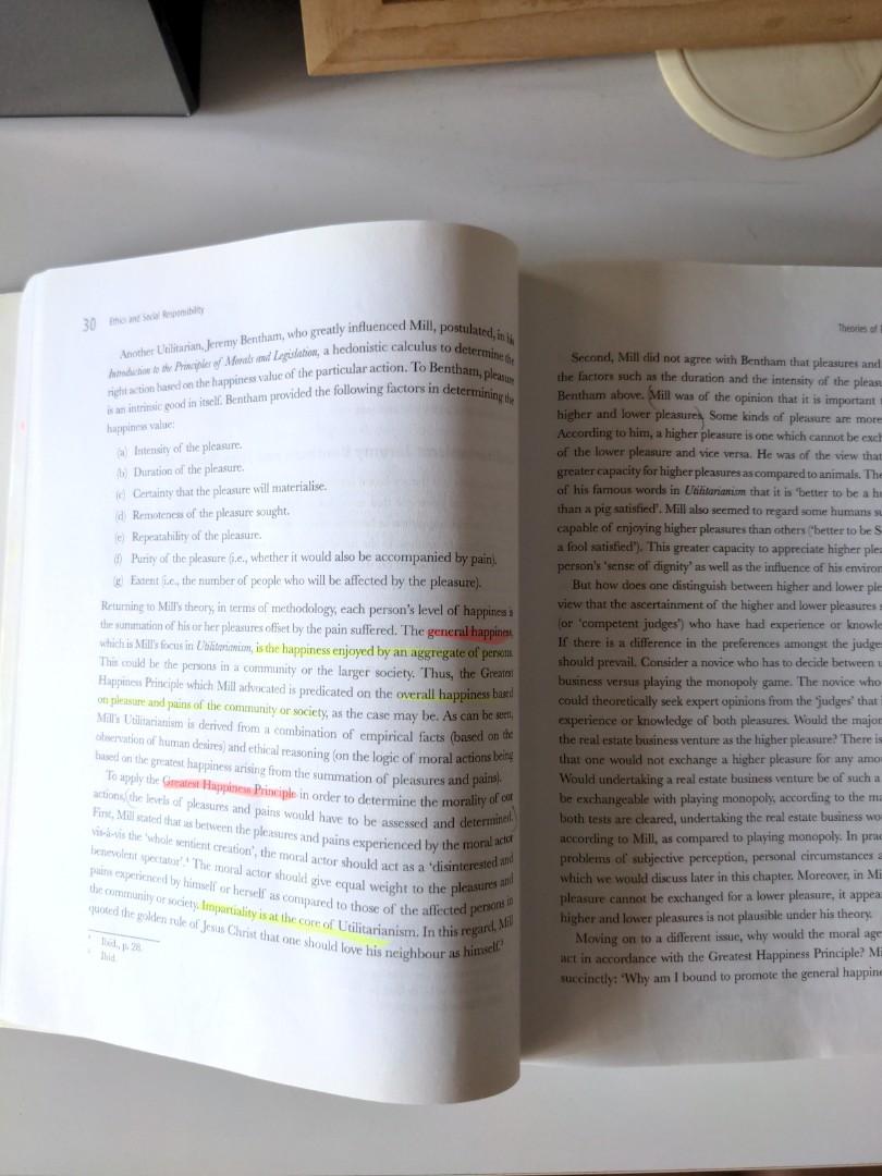 SMU COR3301 Ethics and Social Responsibility Textbook, Hobbies & Toys ...