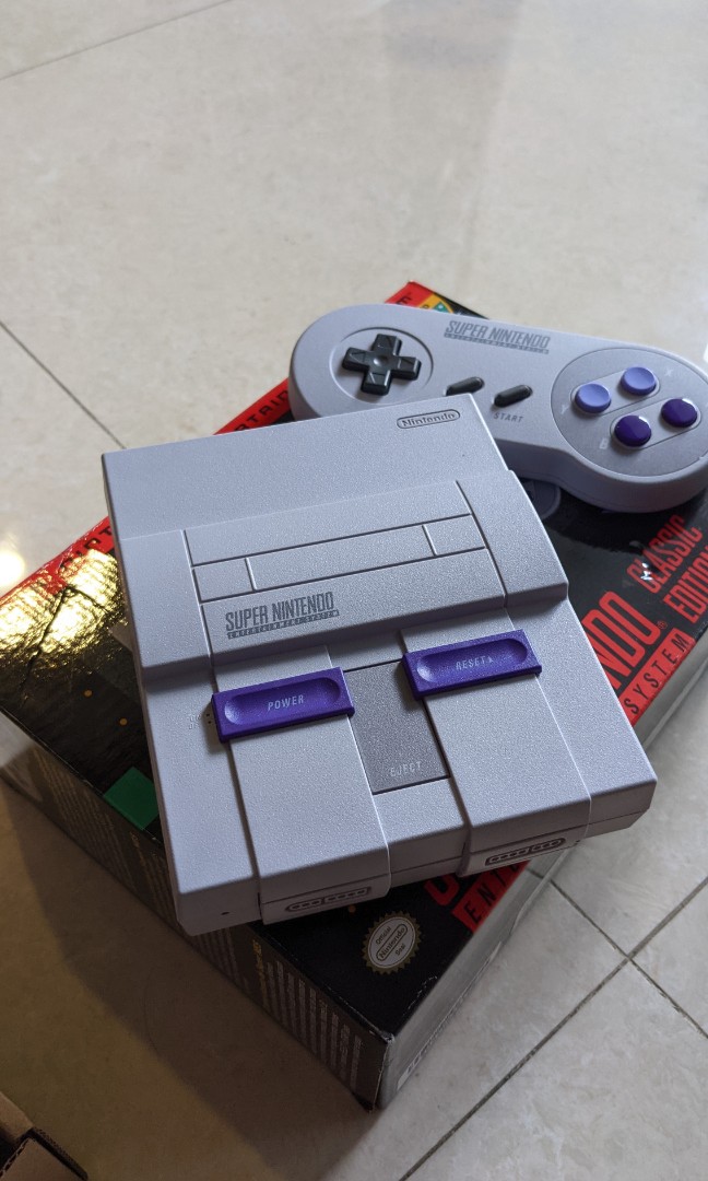 Super Nintendo Classic Edition, Video Gaming, Video Game Consoles ...