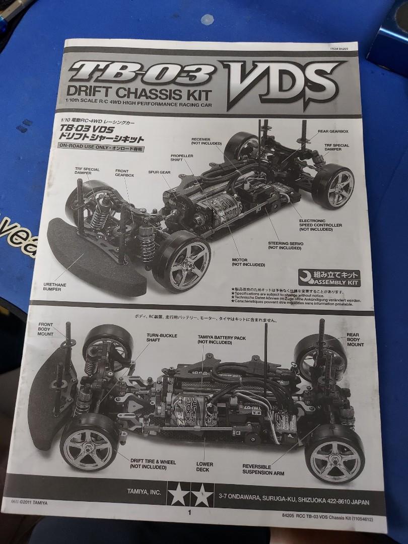Tamiya TB03 VDS RTR RC drift car, Hobbies & Toys, Toys & Games on Carousell