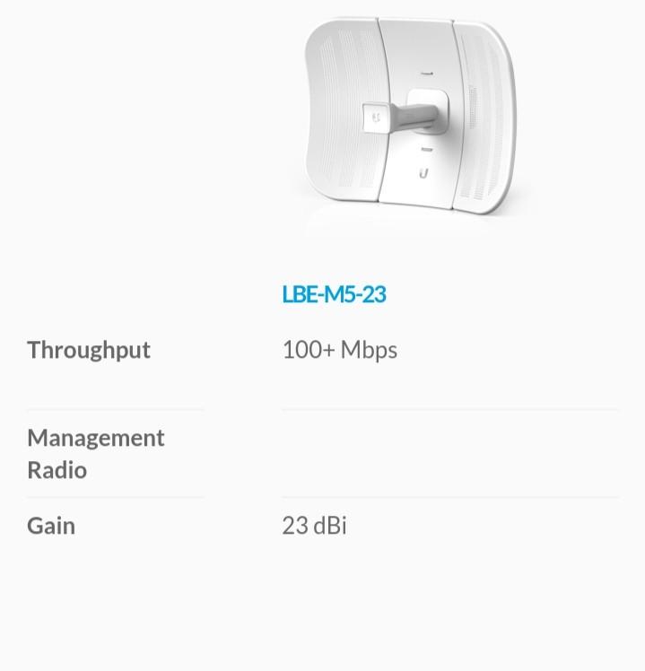 Ubiquiti Network LITE BEAM M5, Computers & Tech, Office & Business ...