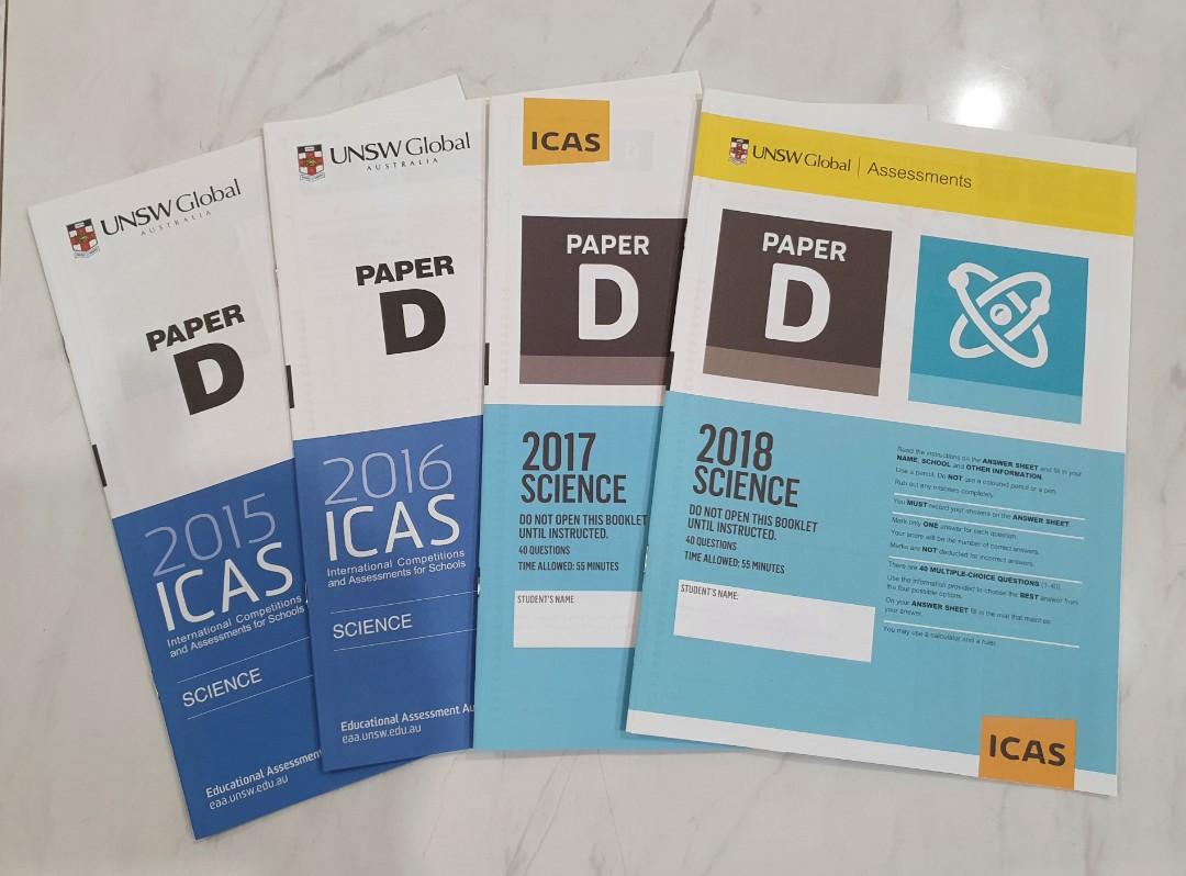 UNSW ICAS Past Papers, Hobbies & Toys, Books & Magazines, Assessment ...