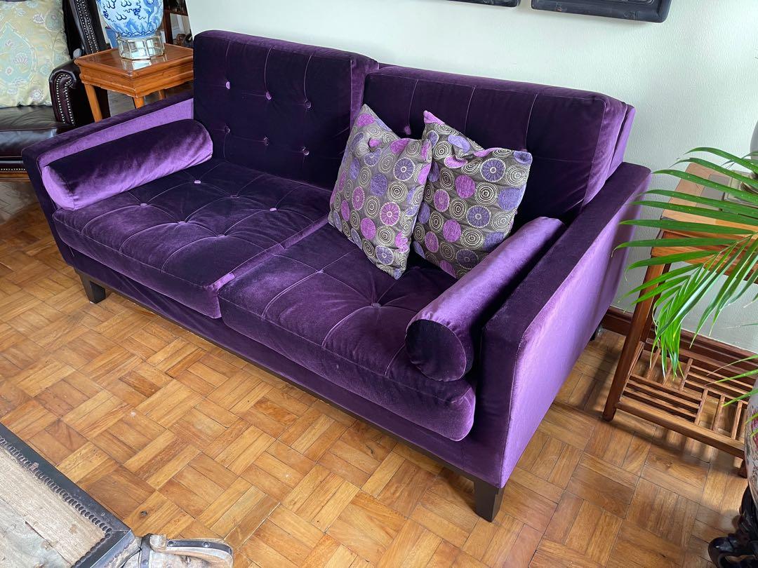 RUSH! Sofa Two Seater by Victoria Mondiale Made of Velvet , Furniture ...