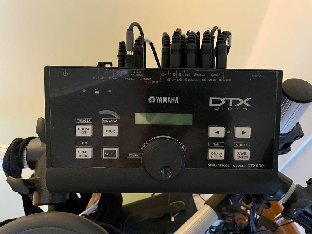 Yamaha Drum Set DTX 500 Electronic drum, Hobbies & Toys, Music & Media ...