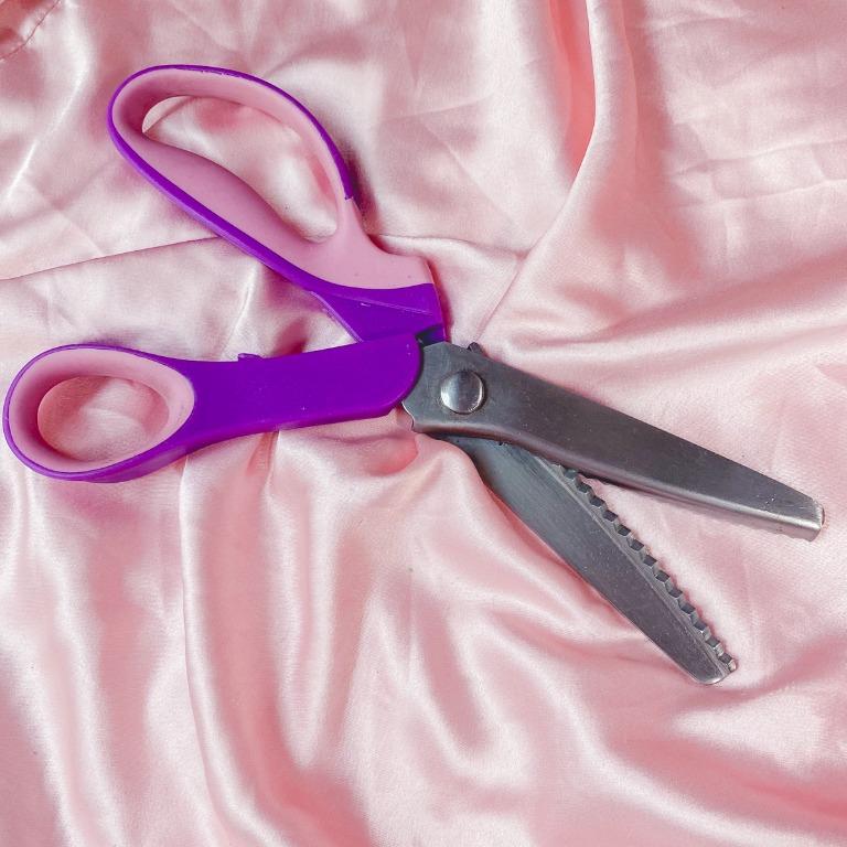 Zigzag Professional Fabric Craft Scissors | Scalloped Zigzag Pinking ...