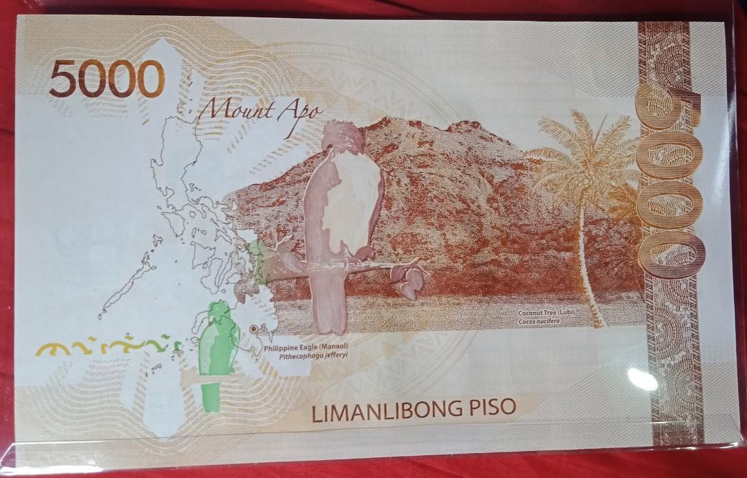 5000 Piso Lapu lapu Commemorative Banknote, Hobbies & Toys, Memorabilia ...