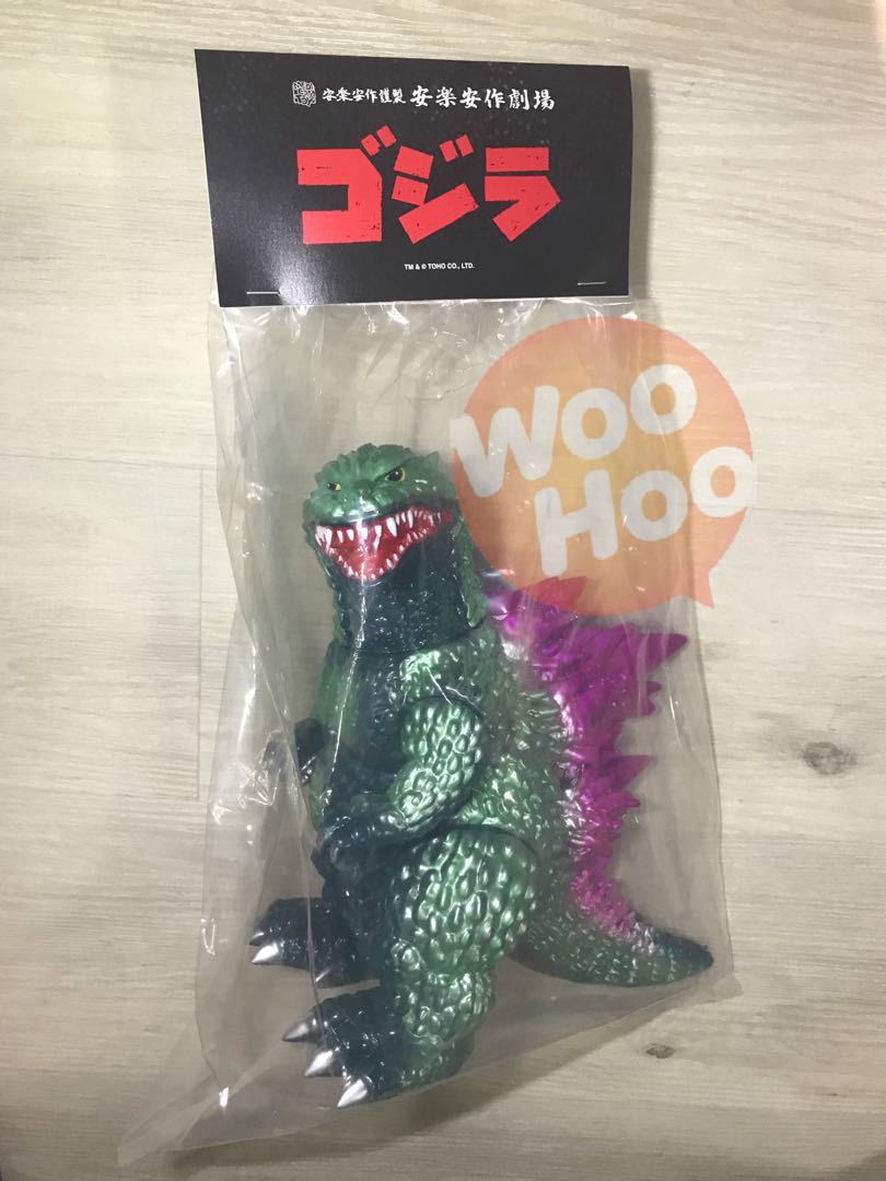 千禧 哥斯拉 安作安樂 medicom 怪獸 sofubi sofvi vinyl 搪膠 膠品 大膠 軟膠 ソフビ kaiju godzilla, 興趣及遊戲, 玩具 & 遊戲類 ...