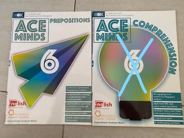 小六英文補充／Ace Minds Prepositions & Comprehension, 興趣及遊戲, 書本 & 文具, 書本及雜誌 - 補充練習 - Carousell