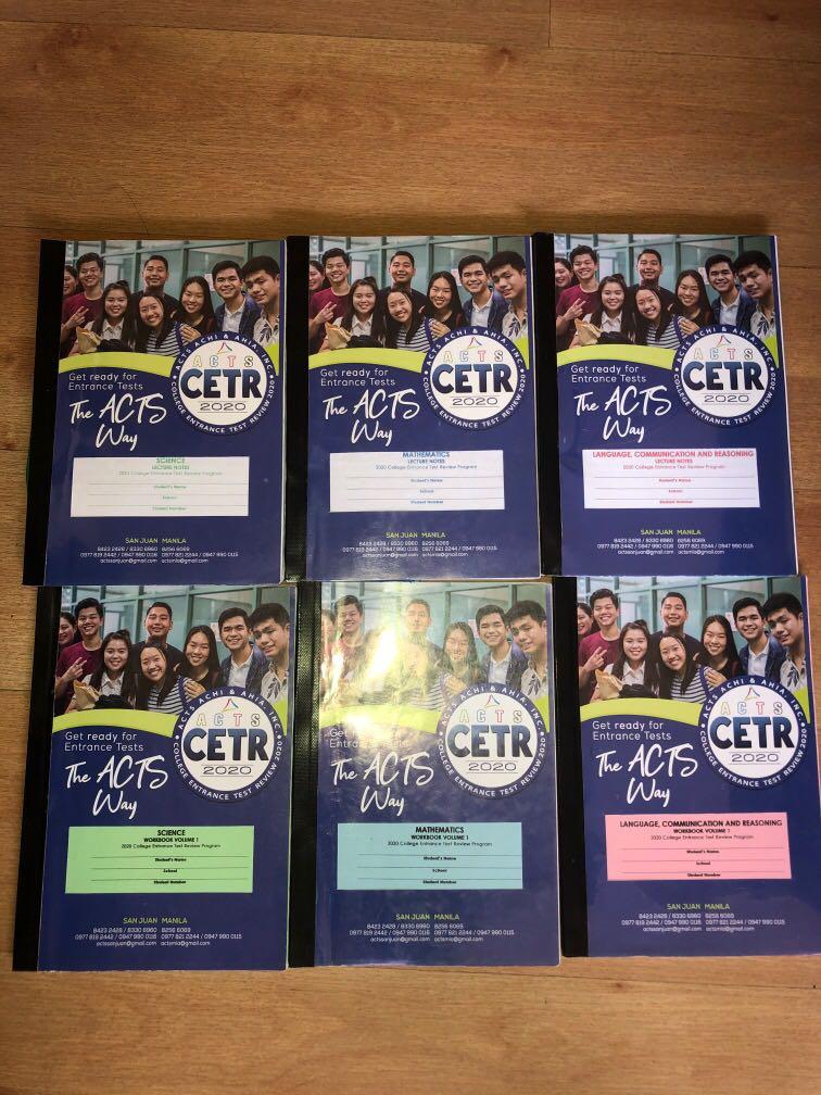 ACTS College Entrance Exam Reviewers, Hobbies & Toys, Books & Magazines ...