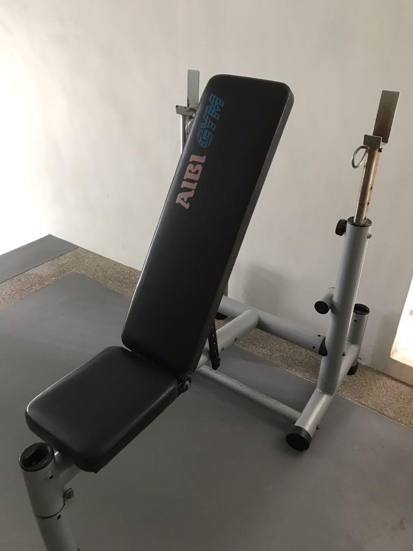 AIBI Gym Bench, Sports Equipment, Exercise & Fitness, Weights ...