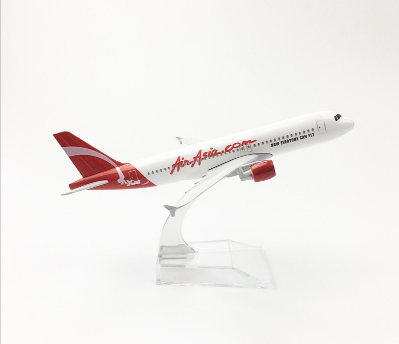 AirAsia.com Airbus A320 White Diecast Model Airplane, Hobbies & Toys ...