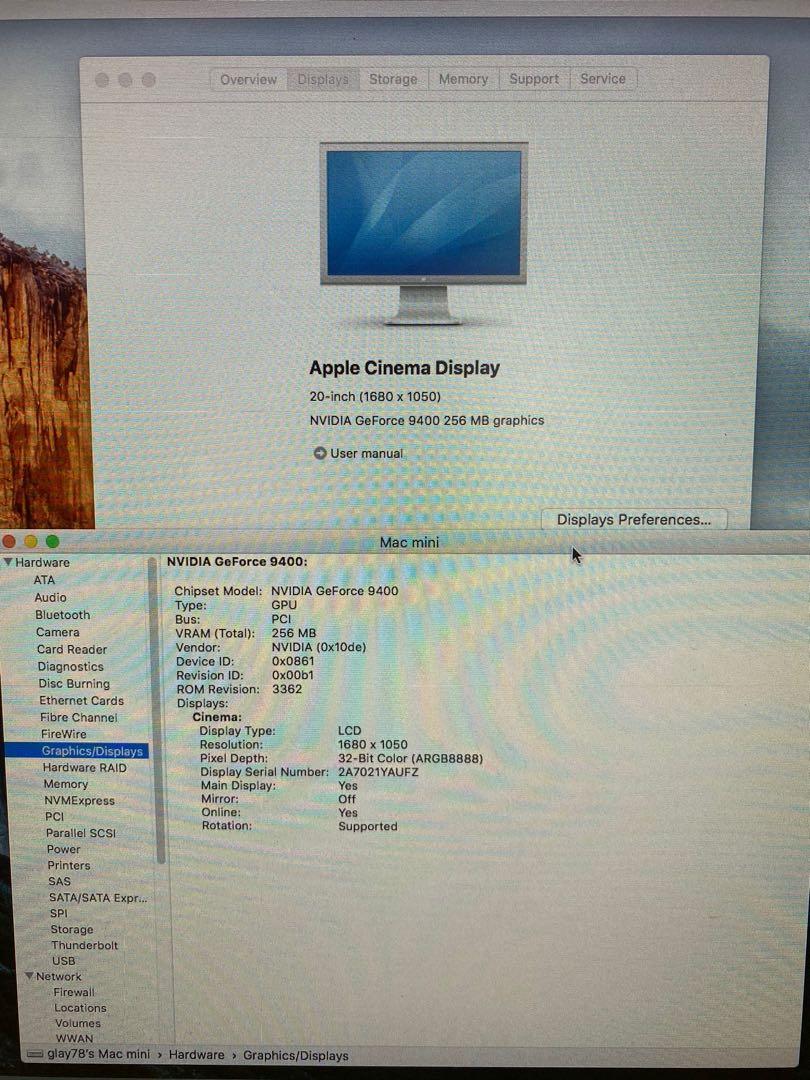Apple Mac Mini + Apple Cinema Display 20”, Computers & Tech, Desktops ...