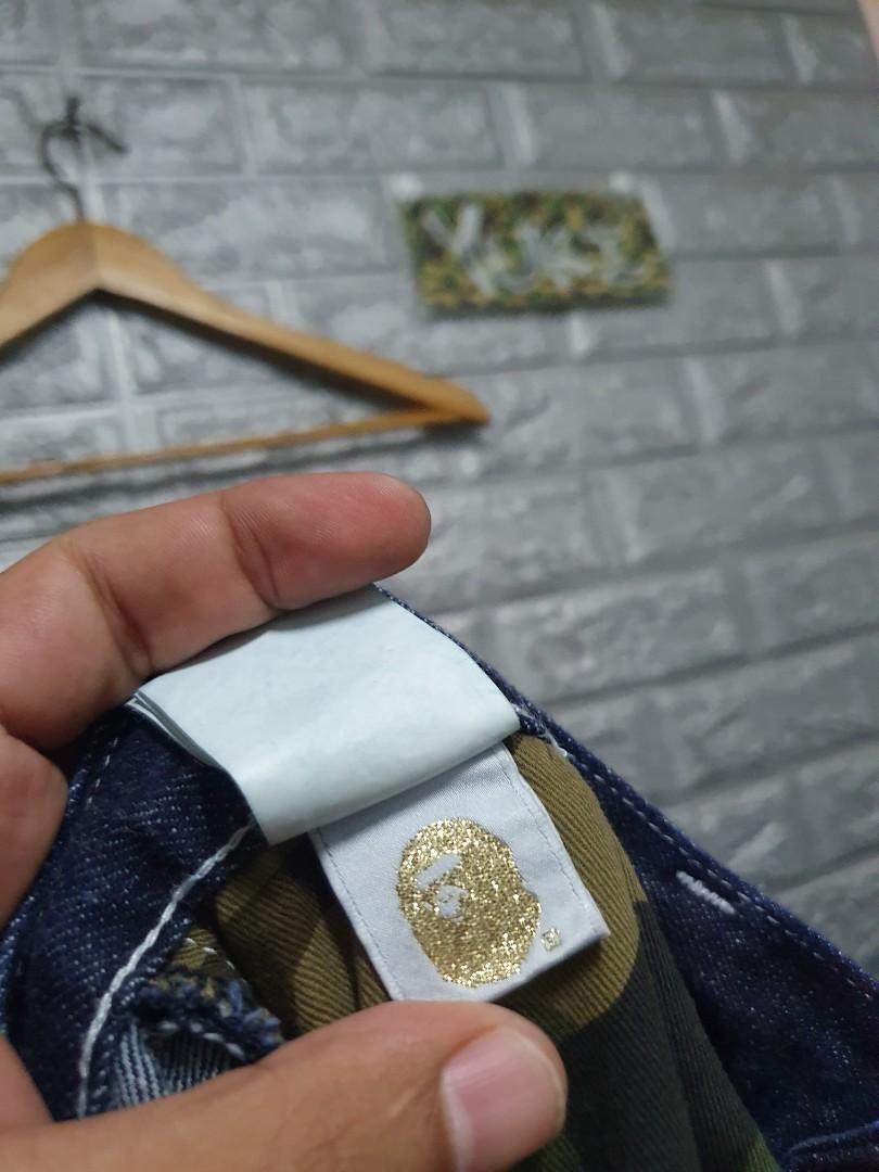 BAPESTA PANTS, Men's Fashion, Bottoms, Jeans on Carousell