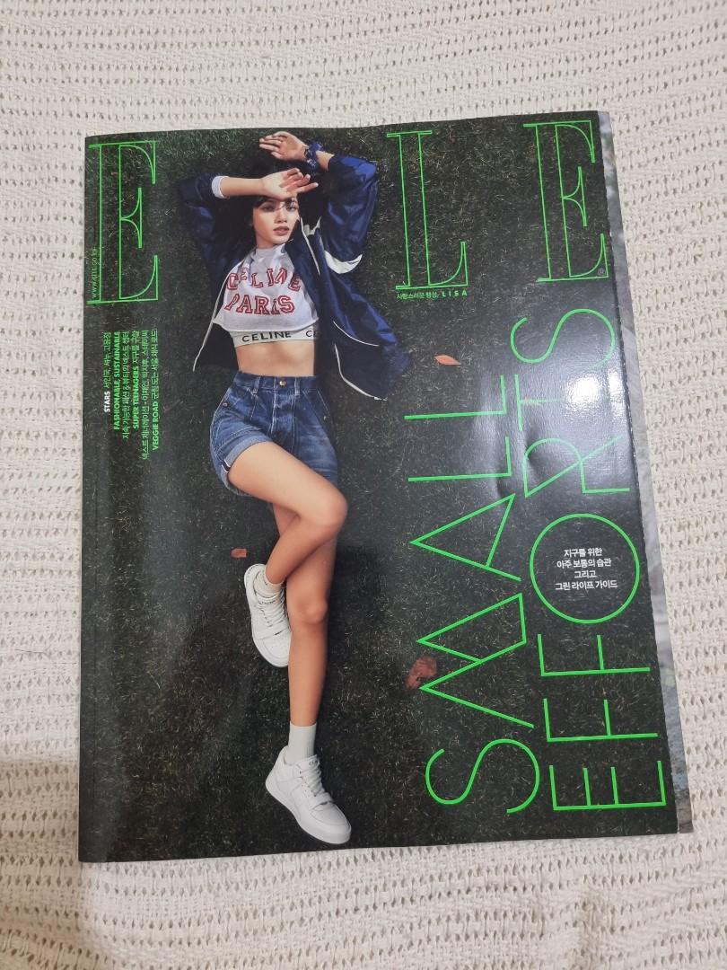 BLACKPINK LISA ELLE KOREA MAGAZINE APRIL ISSUE, Hobbies & Toys ...