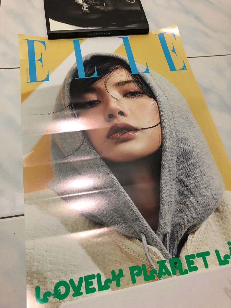 Blackpink Lisa ELLE Magazine Poster, Hobbies & Toys, Collectibles ...