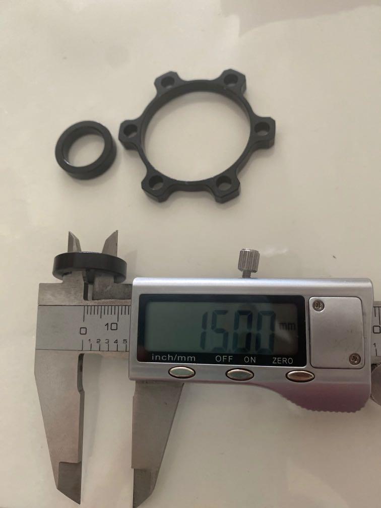 Boost conversion 15mm diameter adaptor 100mm to 110mm FRONT hub, Sports ...