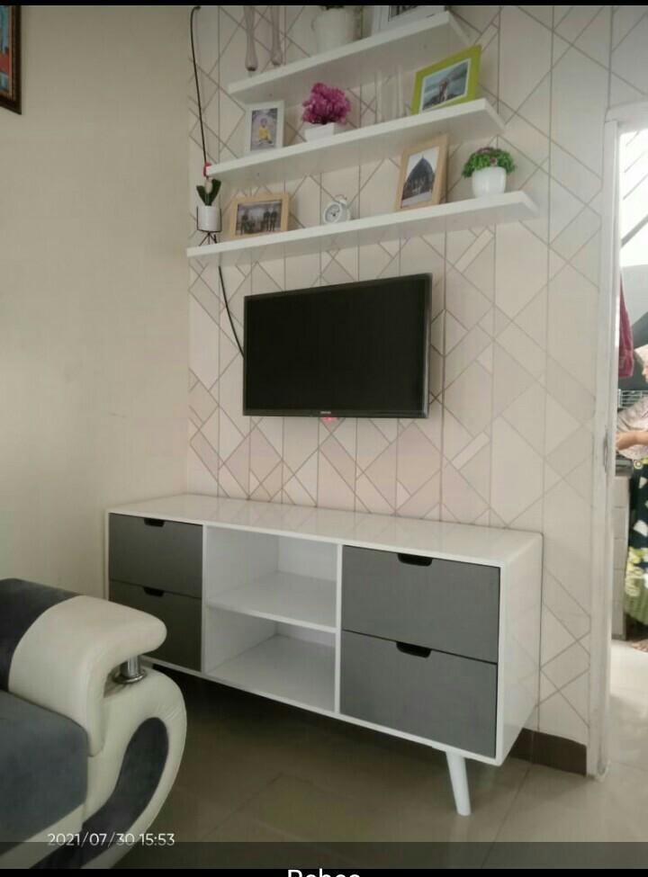 Buffet tv minimalis modern, Perabotan Rumah di Carousell