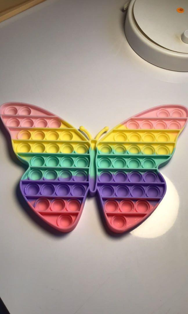 Butterfly pop it fidget toy, Hobbies & Toys, Toys & Games on Carousell