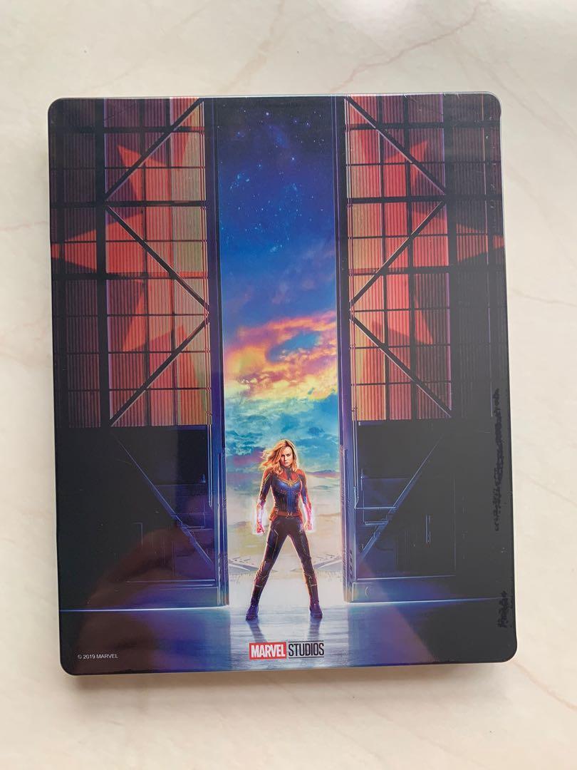 Captain Marvel 4k UHD Steelbook (Exclusive), Hobbies & Toys, Music ...