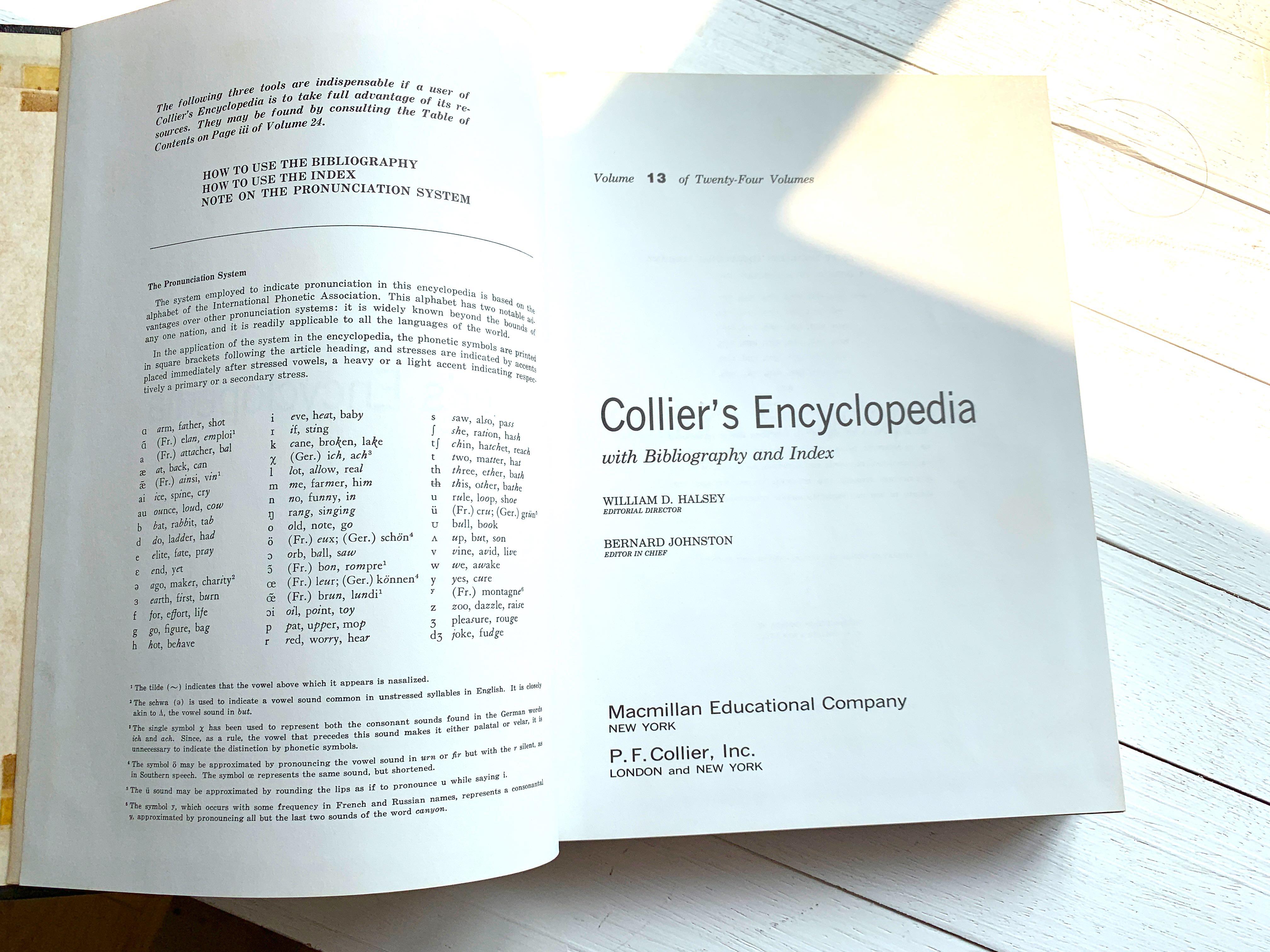 Collier’s Encyclopedia Set 1987 (vol. 1 - 6 / 8-24), Hobbies & Toys ...