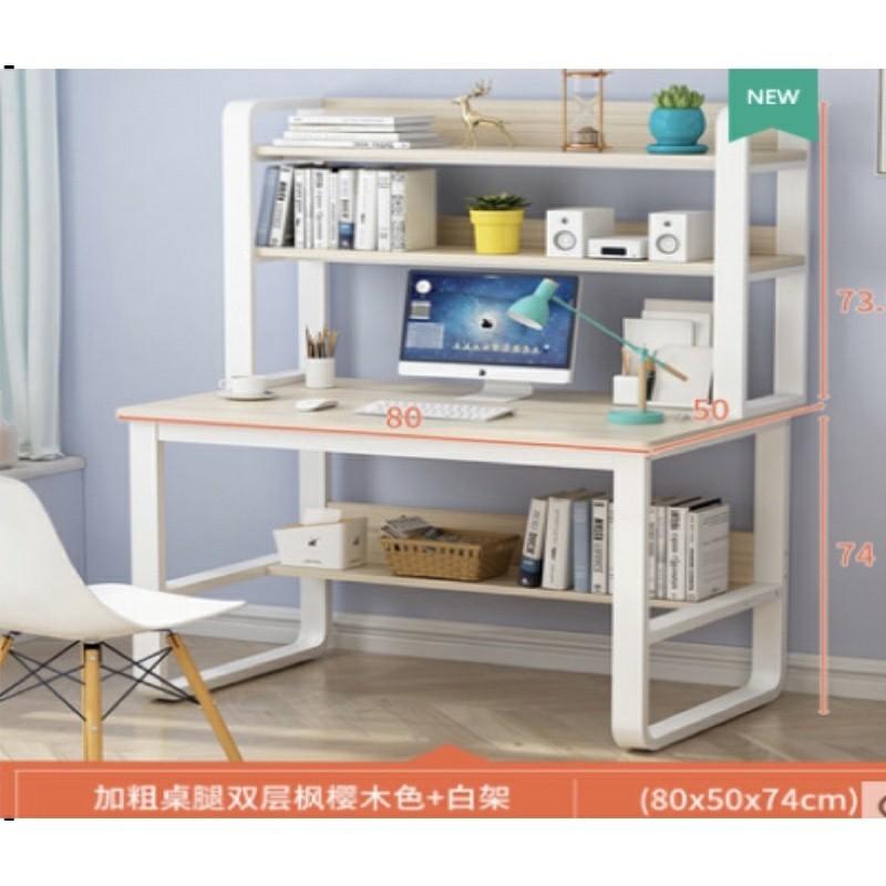 Computer Desk Bookcase Combination Family Student Simple Bedroom Small ...