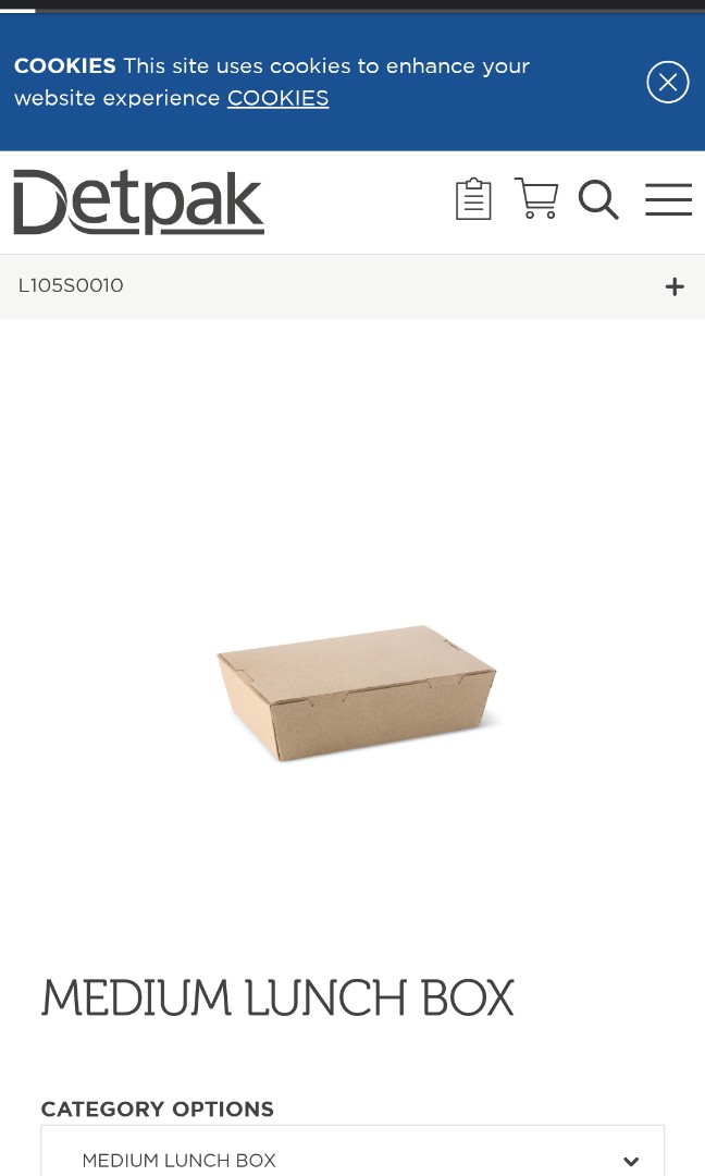 DETPACK Brown Paper Lunch Box Sized Containers, Everything Else on ...