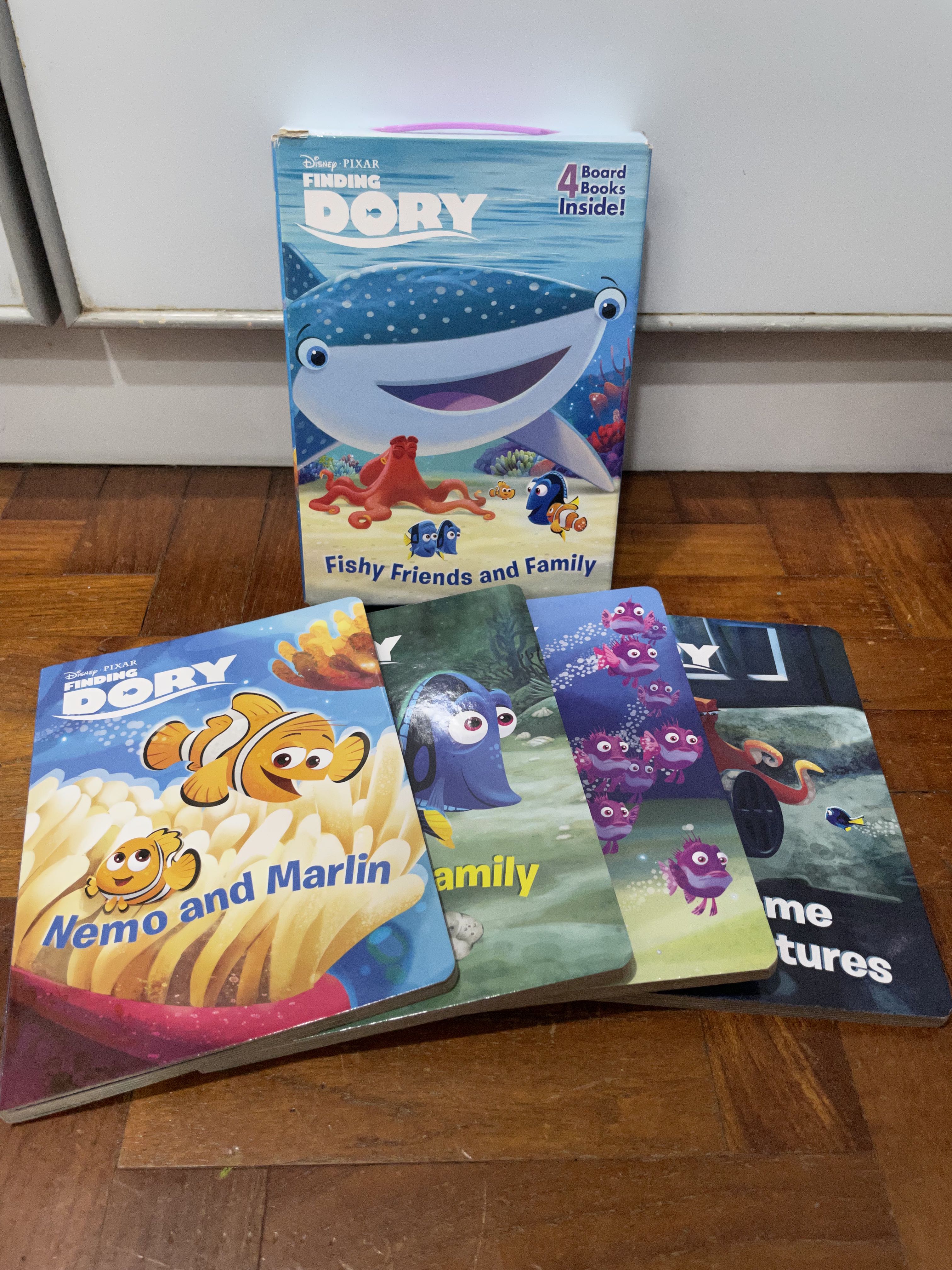 Disney - Finding Nemo and Dory Board Book Set, Hobbies & Toys, Books ...
