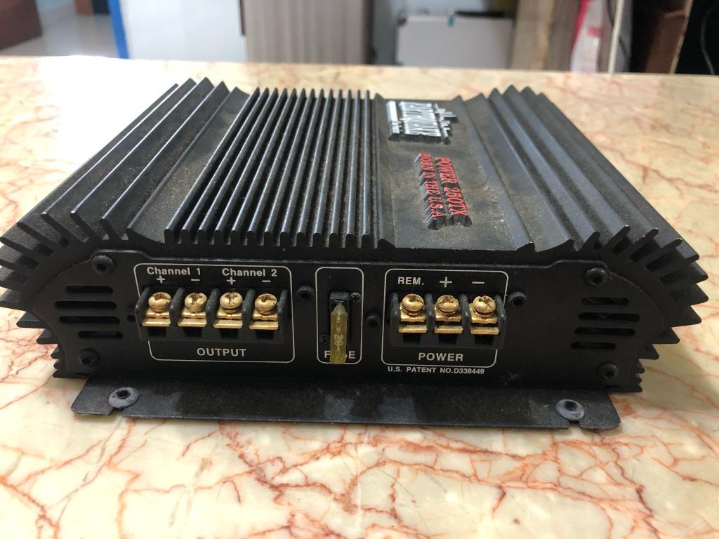 Old School Earthquake car 2 channel amplifier 250W, Audio, Soundbars ...