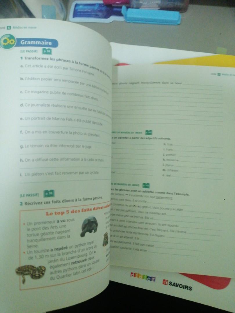 Edito B1 French Textbook and Workbook, Hobbies & Toys, Books ...