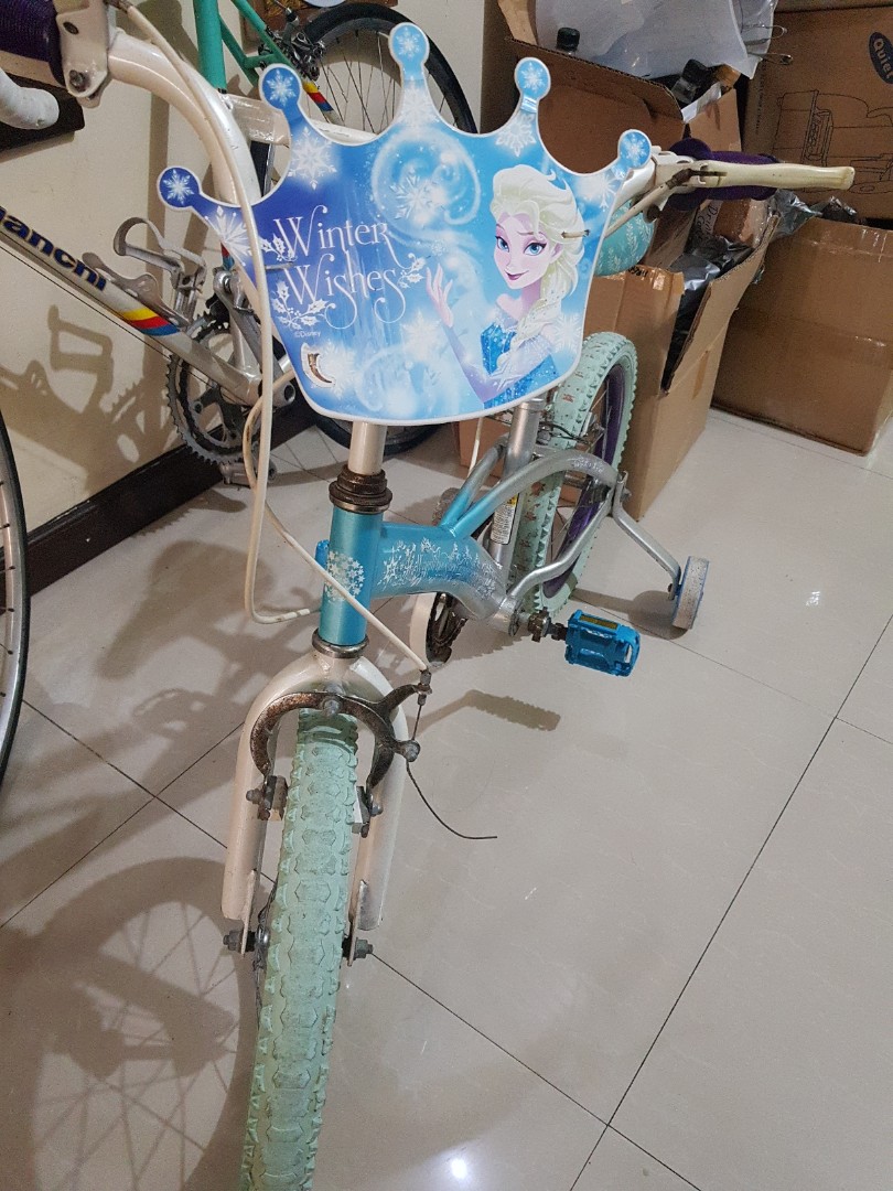 Elsa Kids Bike, Sports Equipment, Bicycles & Parts, Bicycles on Carousell