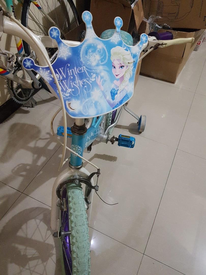 Elsa Kids Bike, Sports Equipment, Bicycles & Parts, Bicycles on Carousell