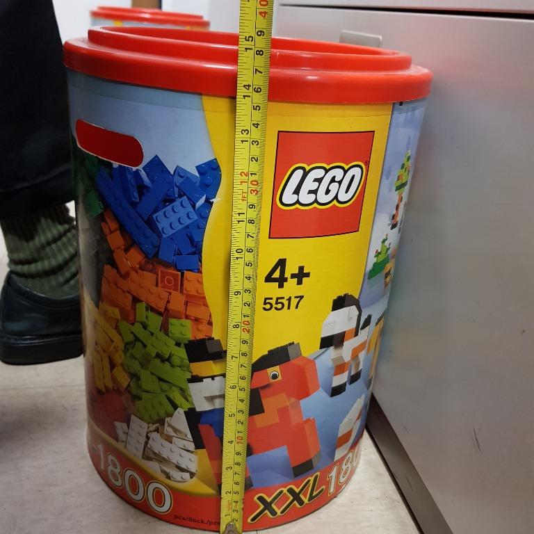 (EMPTY) Big lego cylinder box, Hobbies & Toys, Toys & Games on Carousell