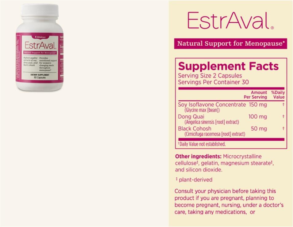 EstrAval® Menopause Support, Health & Nutrition, Health Supplements ...