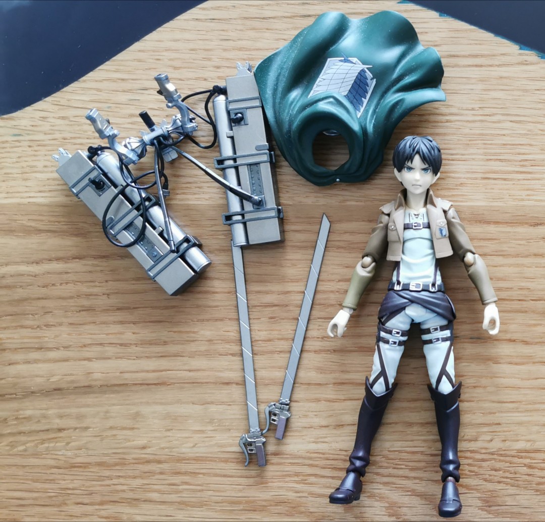 Figma Eren Yeager Attack on Titans, Hobbies & Toys, Toys & Games on ...