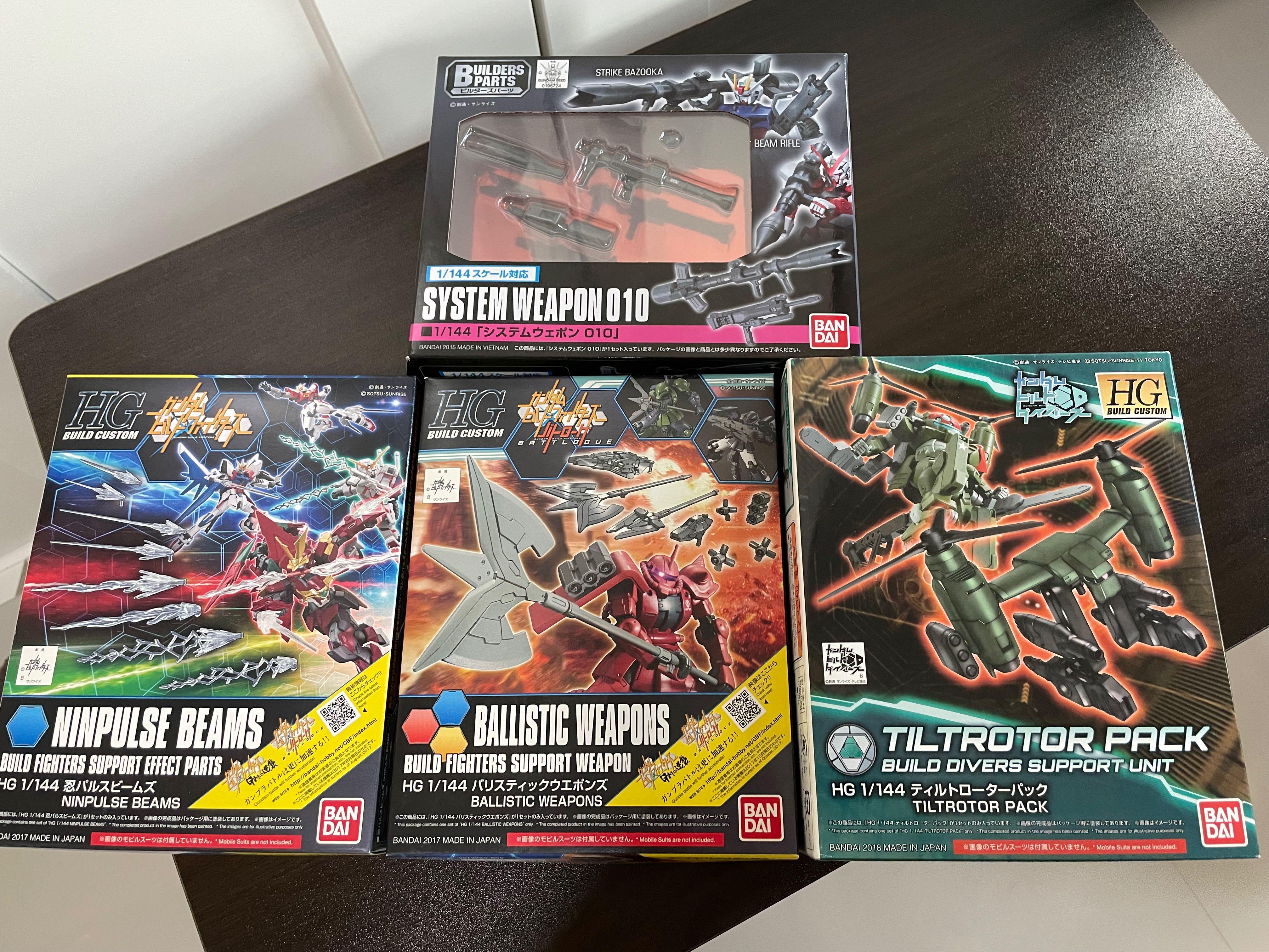 Gundam system weapon 010 and build fighter series, Hobbies & Toys, Toys ...