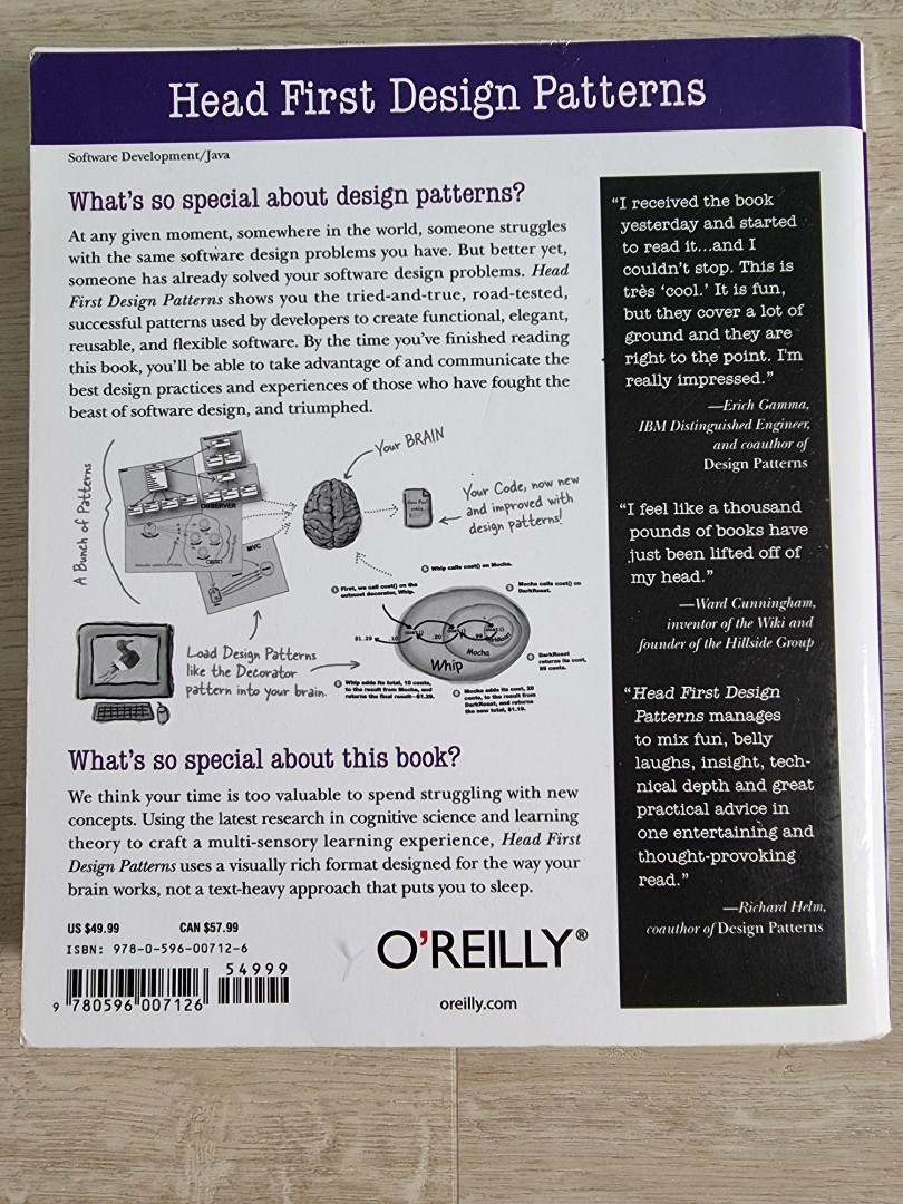 Head First: Design Patterns by Oreilly, Hobbies & Toys, Books ...