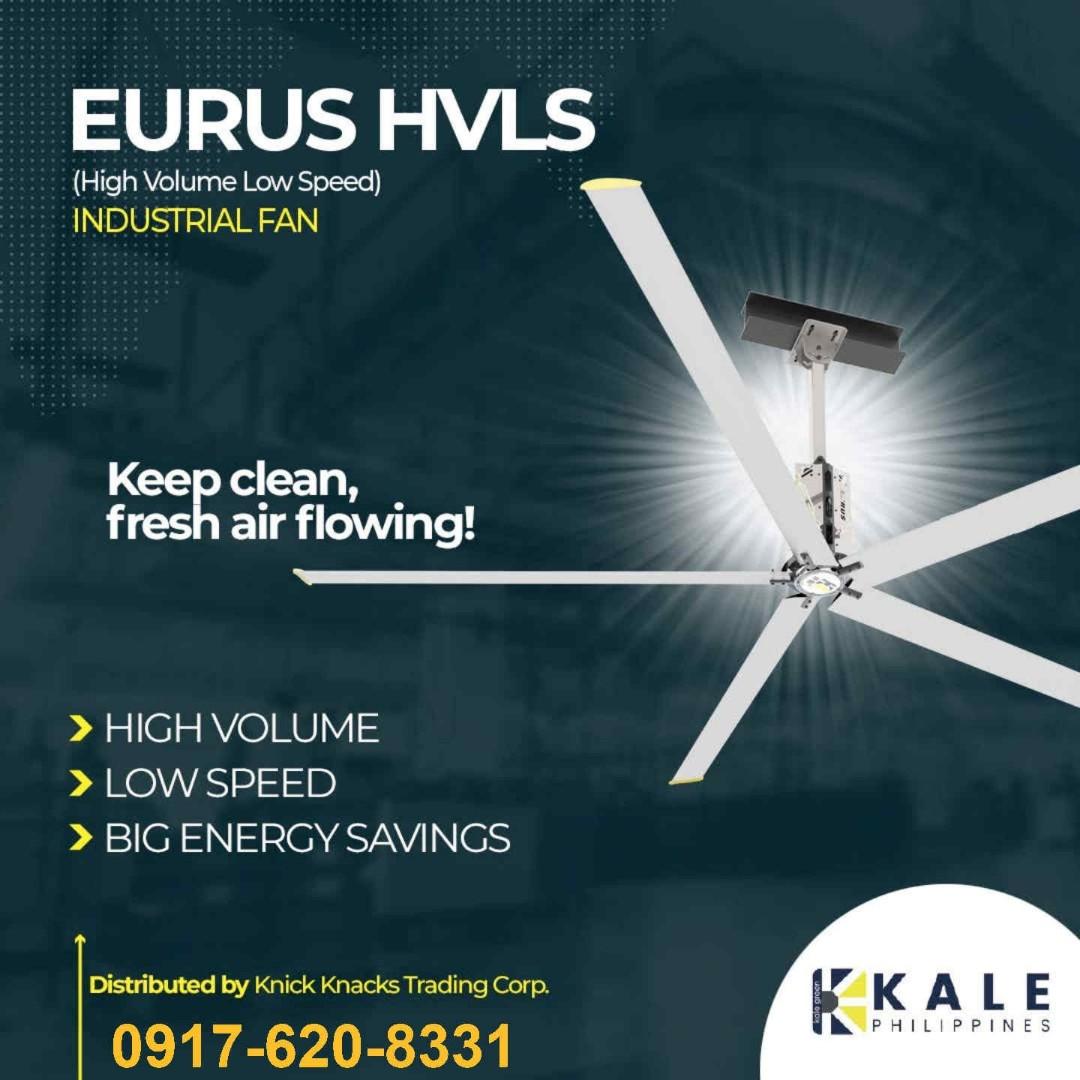 HVLS High Volume Low Speed Industrial Fan, Commercial & Industrial, Industrial Equipment on ...