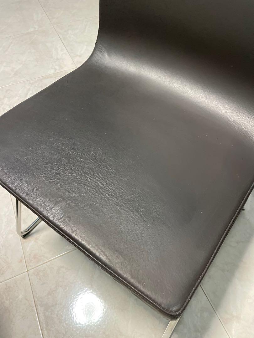 Ikea Bernhard chair - dark brown, Furniture & Home Living, Furniture ...